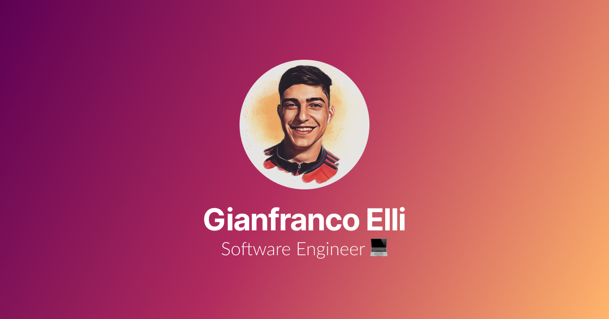 Gianfranco Elli - Software Engineer.